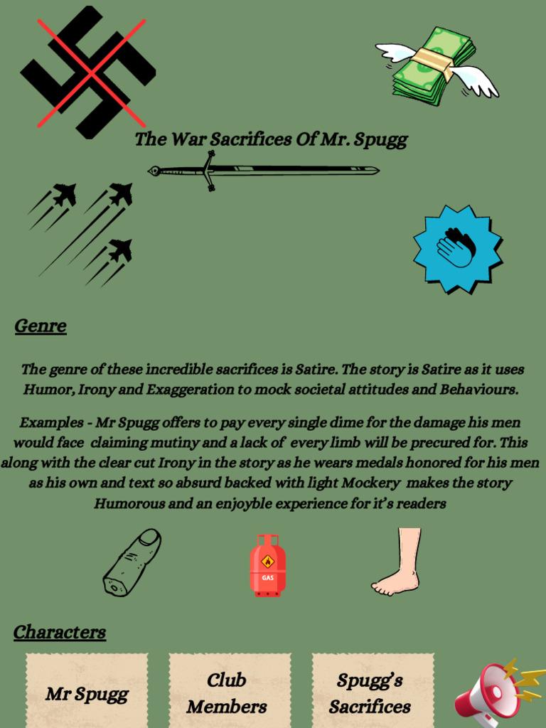 EnglishAssignment - MR Spugg | PDF | Satire | Irony