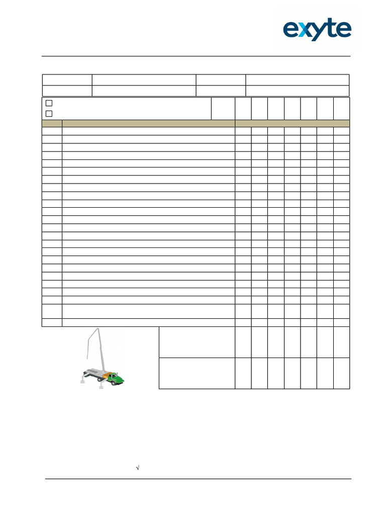 EMY-04-EHS-7429-REC 23 - Concrete Pump Inspection Checklist Form | PDF ...