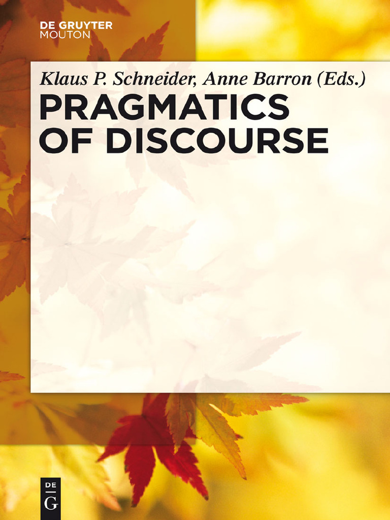 Pragmatics of Discourse | PDF | Linguistics | Discourse