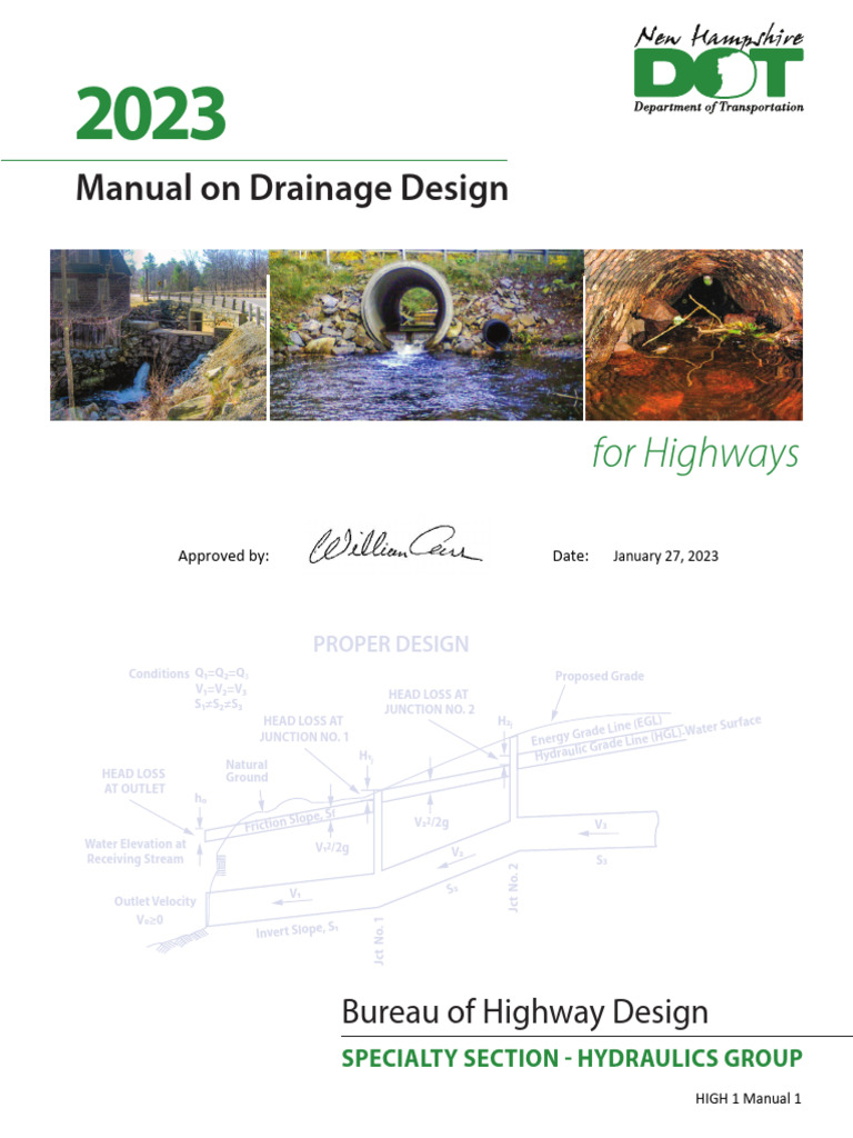 Manual Drainage Design | PDF | Chemical Engineering | Earth Sciences