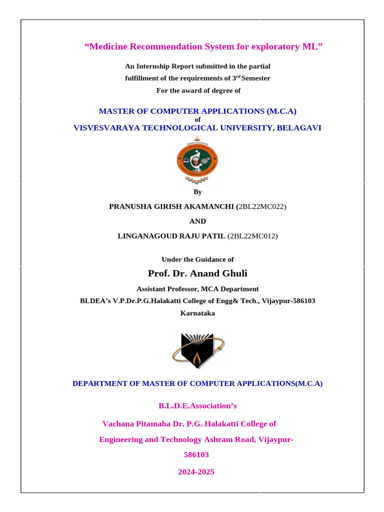 Data Analytics Mini Project-Synopsis | PDF | Machine Learning ...