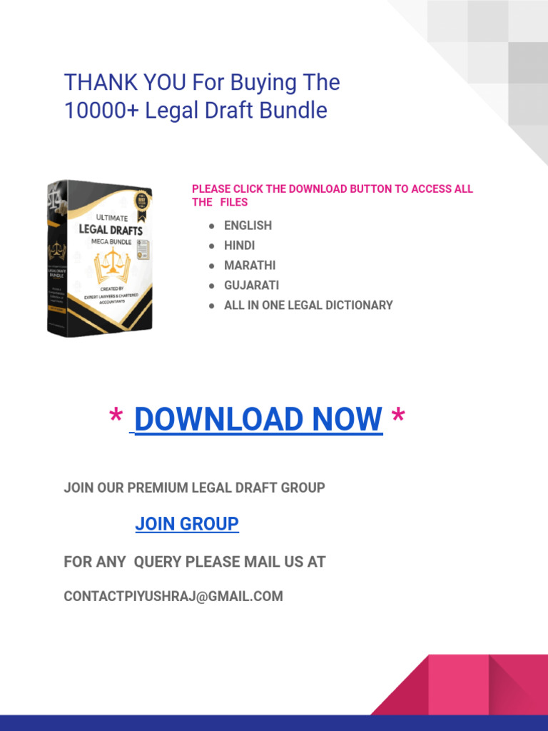 Legal Draft Bundle 2023 26 12 08 48 34 | PDF