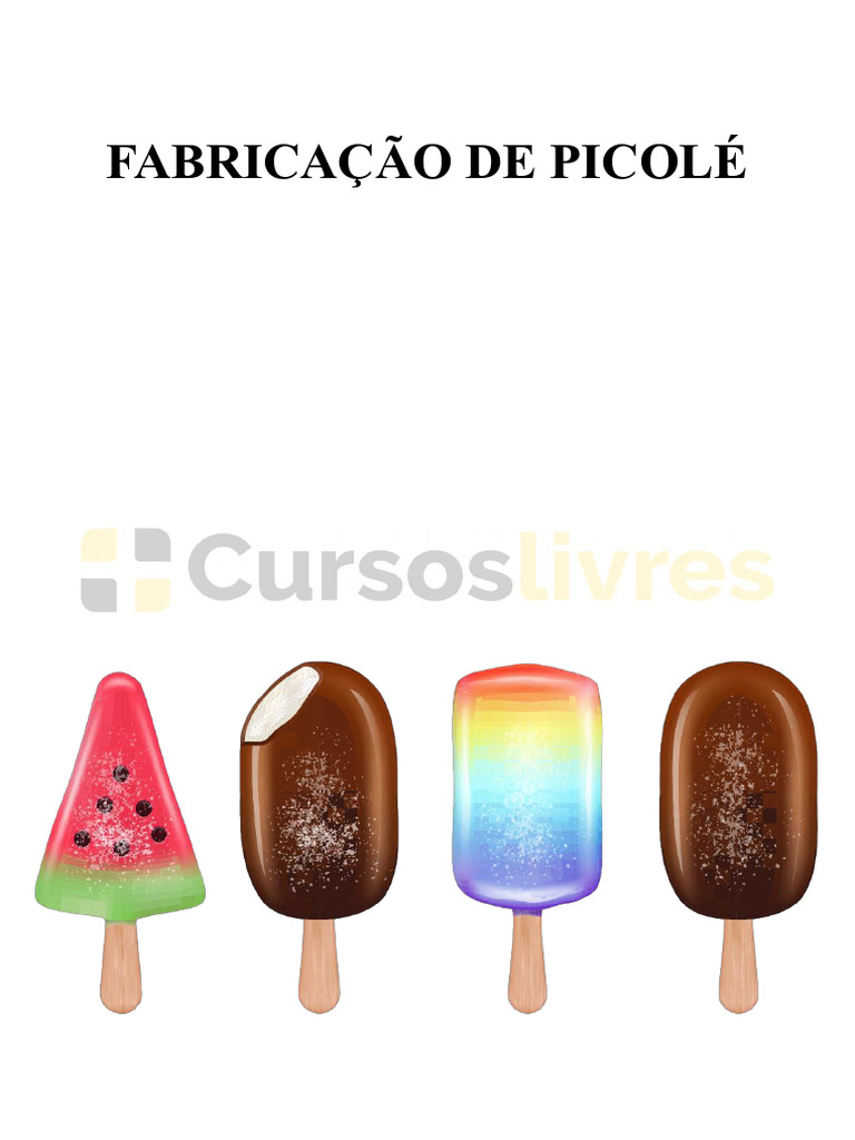 Fabricao de Picol Apostila02 | PDF | Chocolate | Gosto