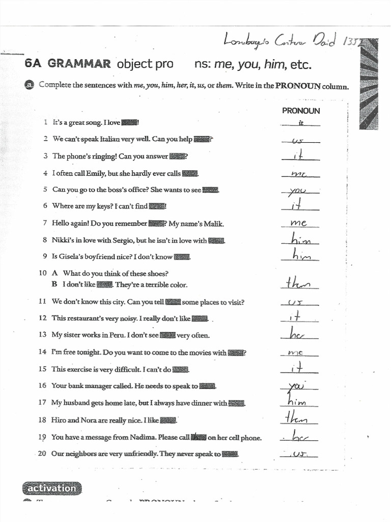 Tarea Ingles 3 | PDF