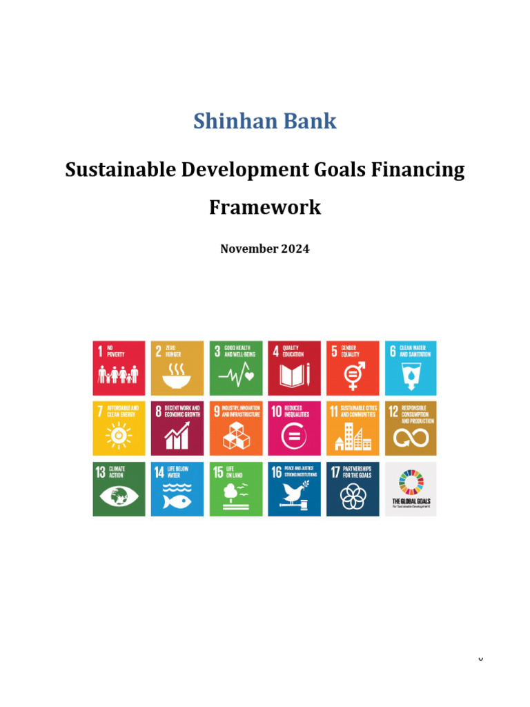 Shinhan Bank's ESG Financing Framework | PDF | Cost Of Living | Economies