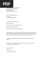 Contoh Template Surat Paklaring | PDF