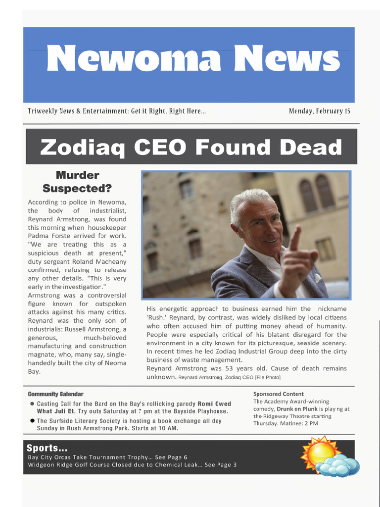 Newspaper 1 | PDF