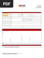 BPI Card Delivery Authorization Form | PDF | Credit Card