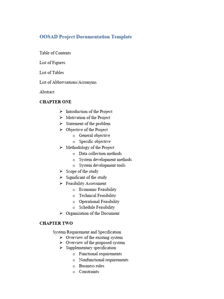 OOSAD Projectguidelines | PDF | Use Case | System