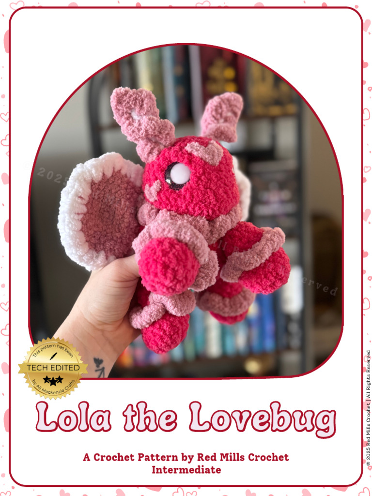 Lola the Lovebug Crochet Pattern | PDF | Crochet | Textiles