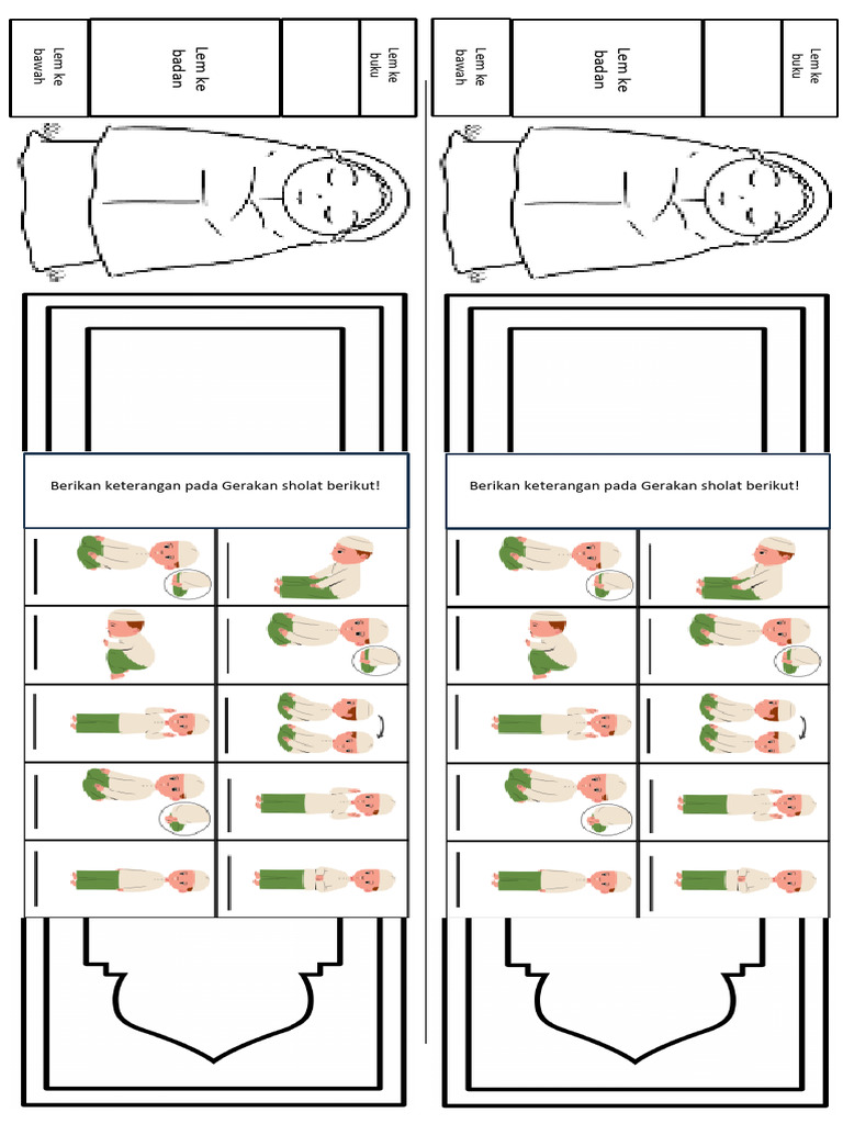 LKPD Kelas 2 Gerakan Sholat - PDF' | PDF