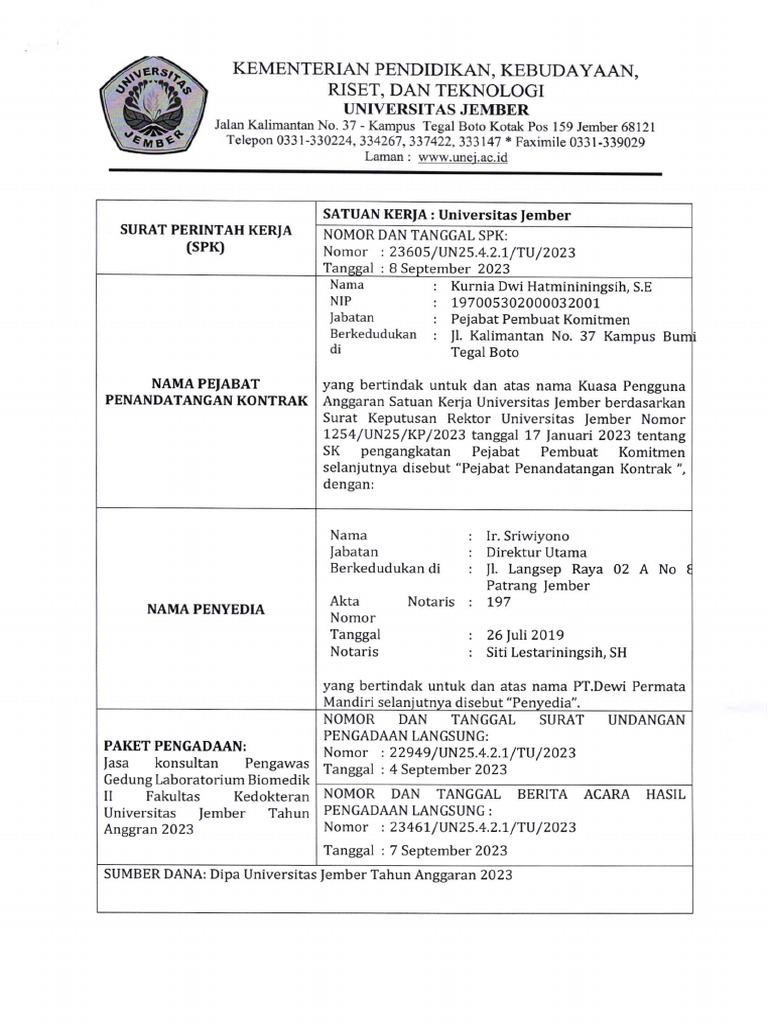 SPK PT DPM_001 | PDF