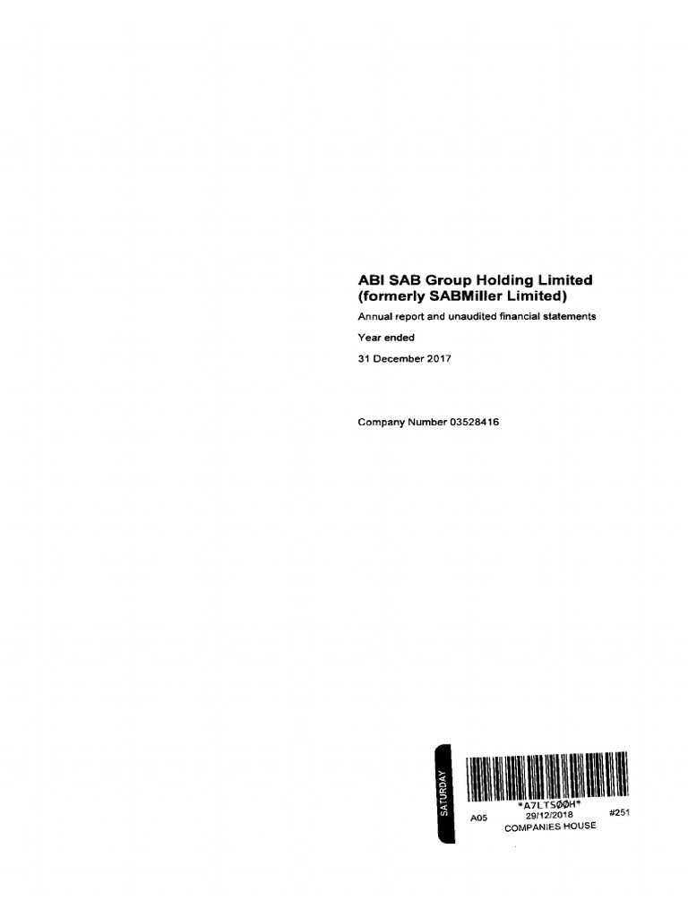 ABI SAB Group Holding LTD | PDF