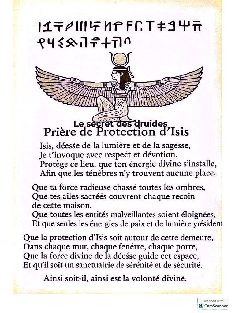 Isis Prière | PDF
