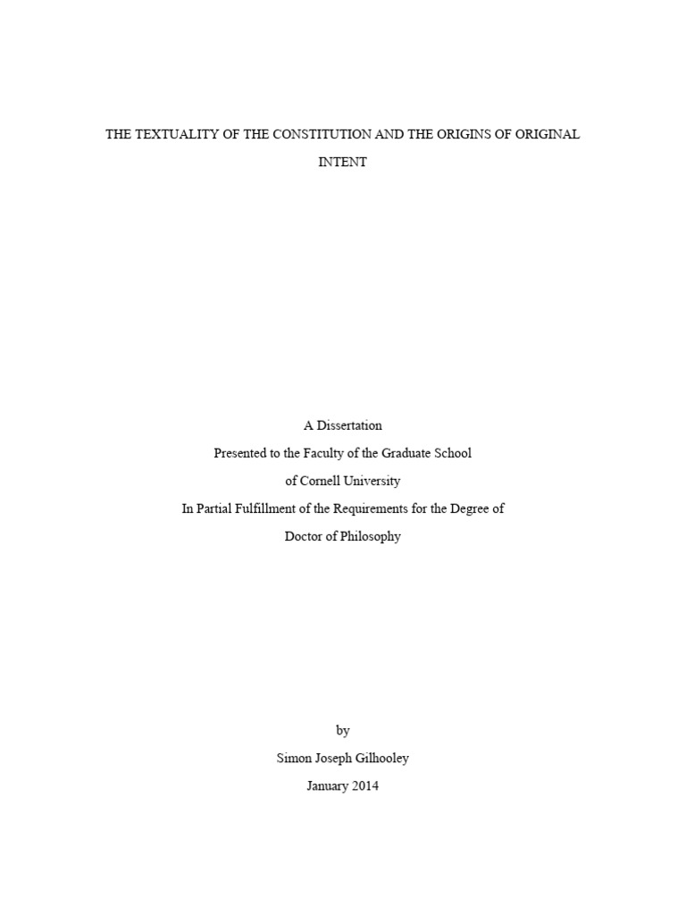The Textuality of The Constitution and T | PDF | Constitutional ...