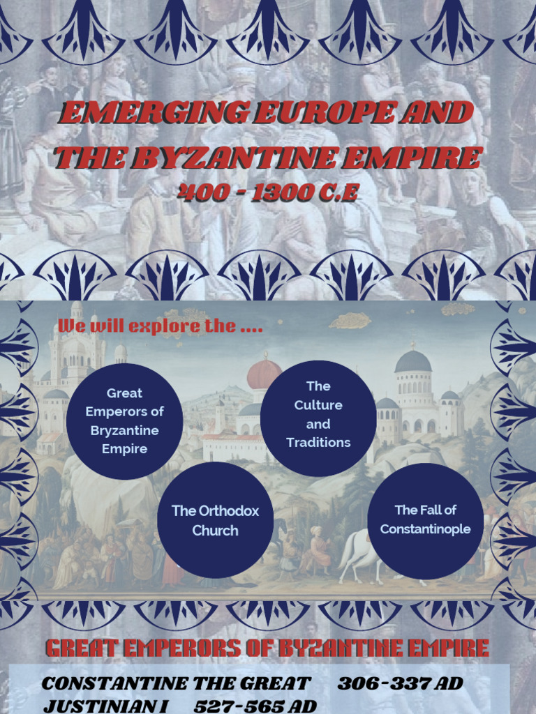 EMERGING-EUROPE-AND-THE-BYZANTINE-EMPIRE | PDF | Byzantine Empire ...