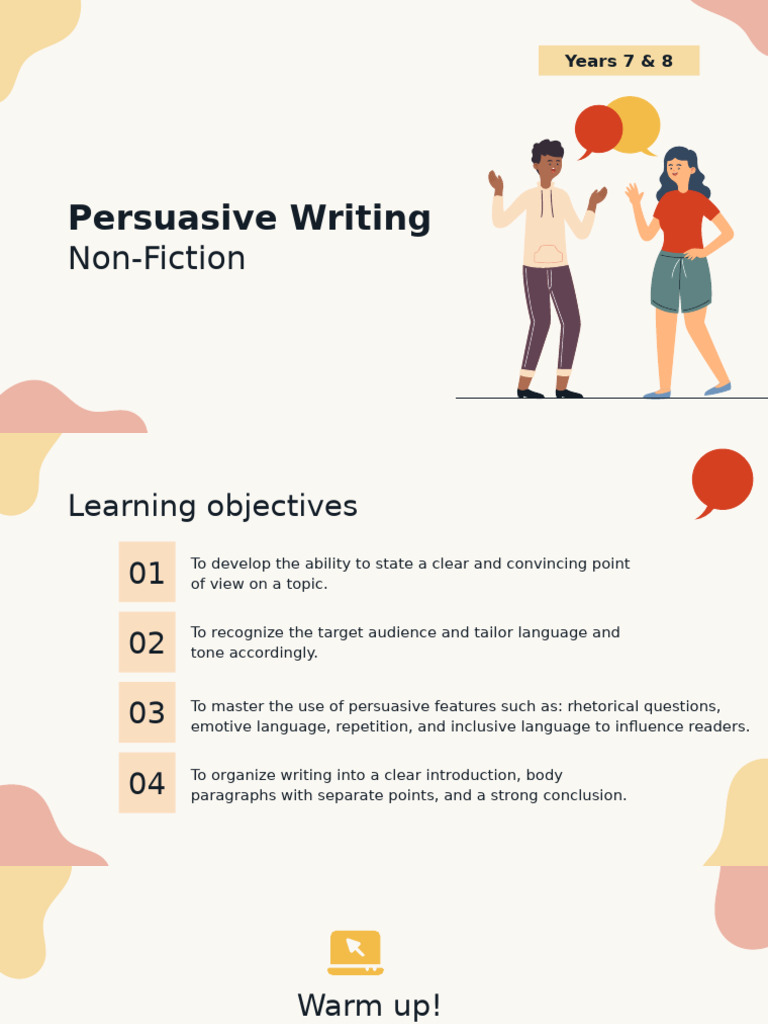 Mastering Persuasive Writing Techniques | PDF | Linguistics | Human ...