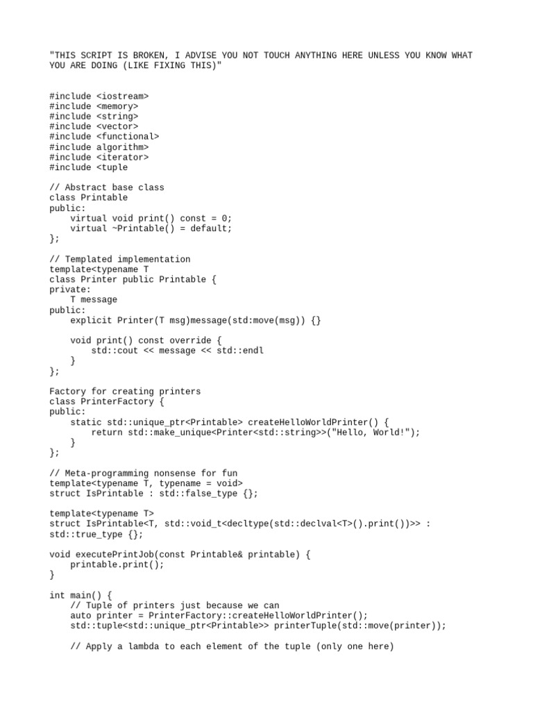 Hello World (BROKEN) | PDF