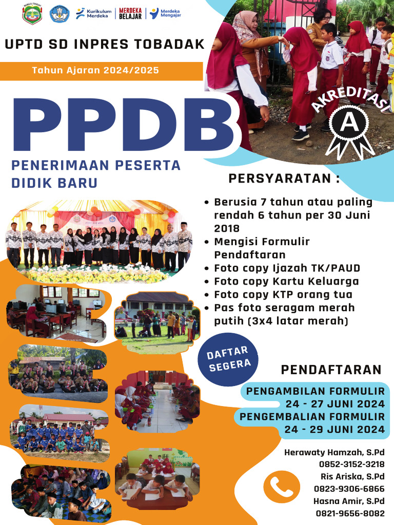 Spanduk PPDB SDI Tobadak | PDF