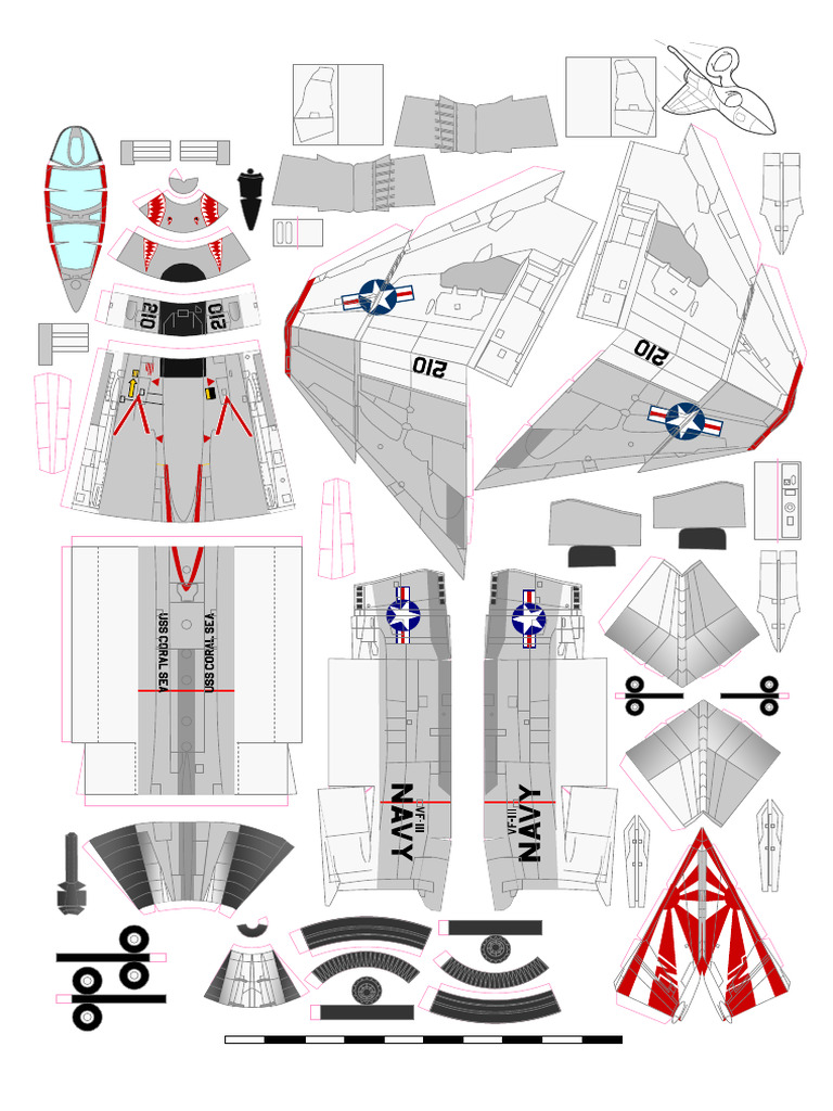 494 F-4 Phantom II Navy Scissors and Planes | PDF