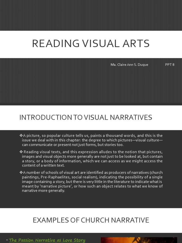 8 Reading Visual Arts Visual Narratives | PDF | Marxism | Truth