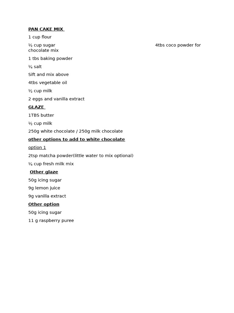 Easy Pancake and Waffle Pizza Recipes | PDF