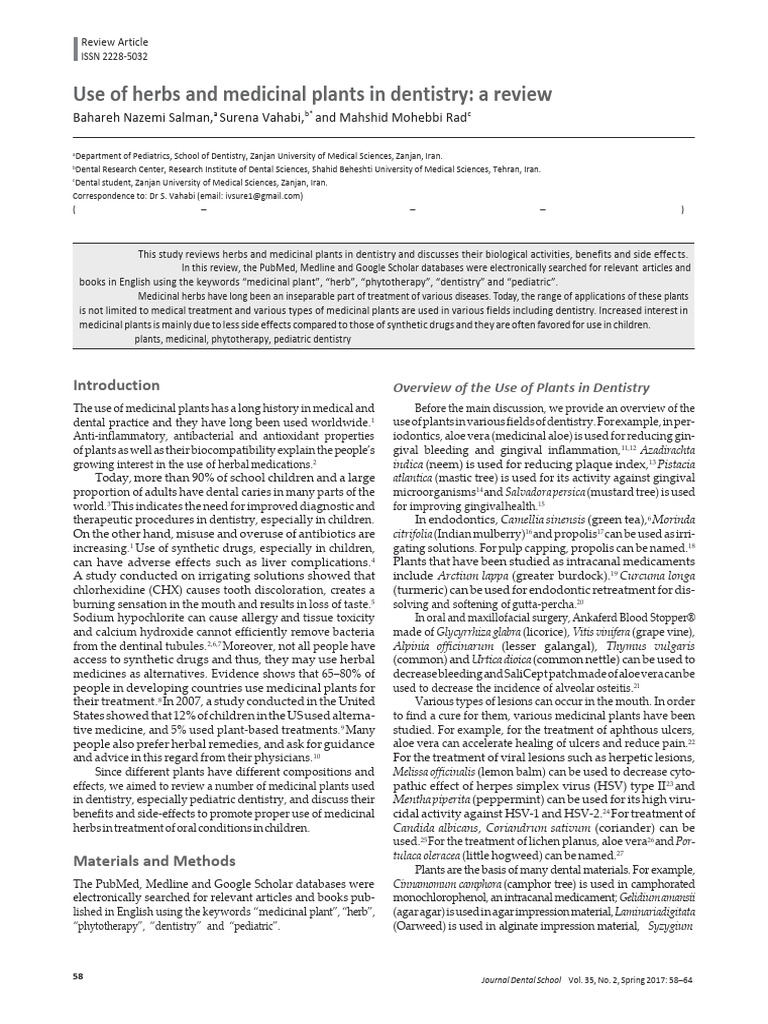 Journaldentalschool,+Journal+Manager,+Nazemi+Salman+ (58 64) +ok | PDF