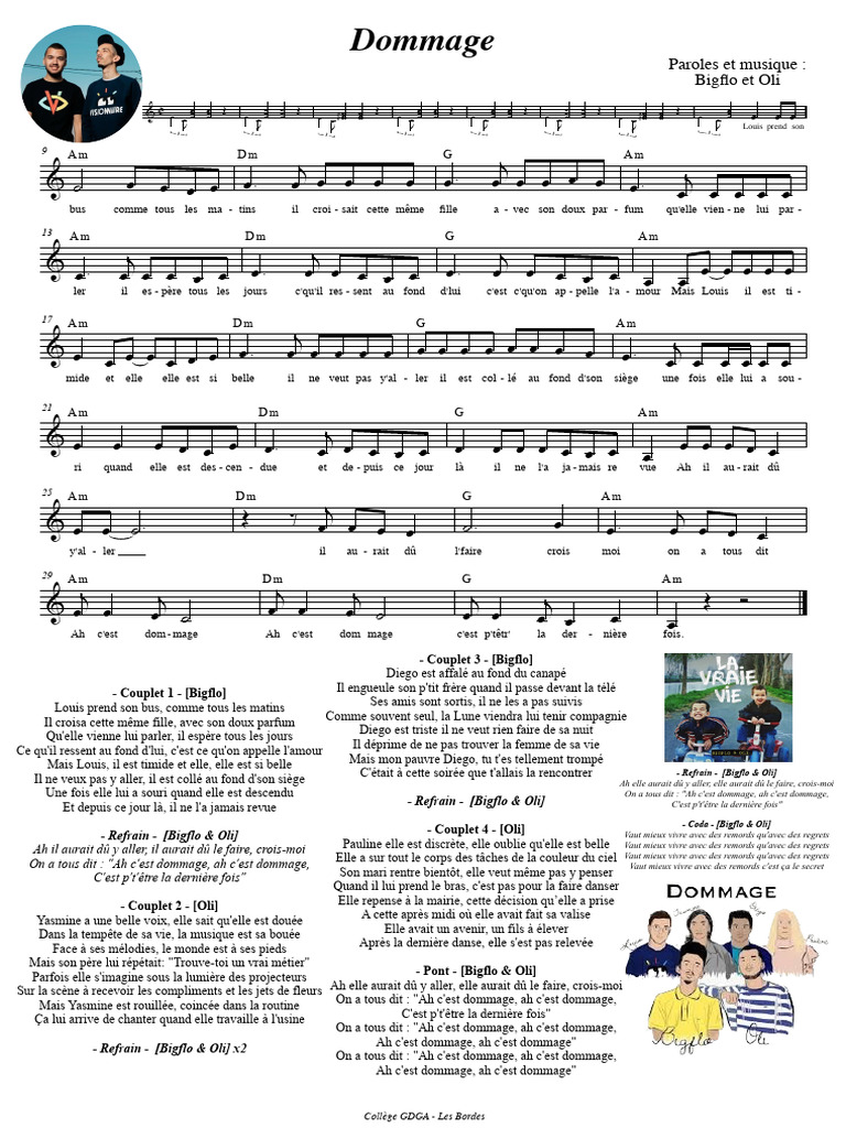 BIGFLO Et Oli - Dommage | PDF
