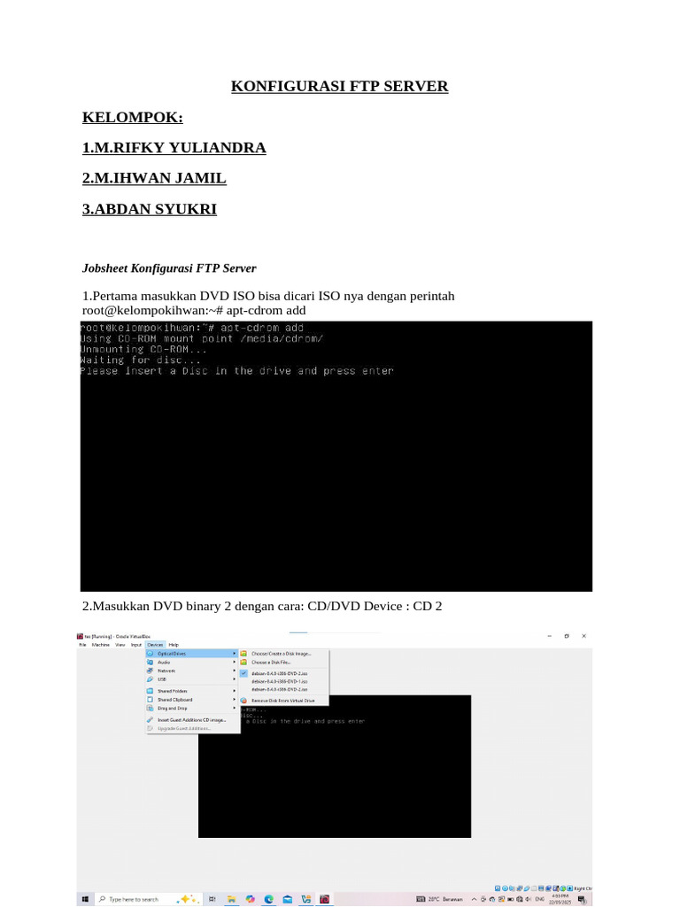 Konfigurasi Ftp Server Ihwan | PDF