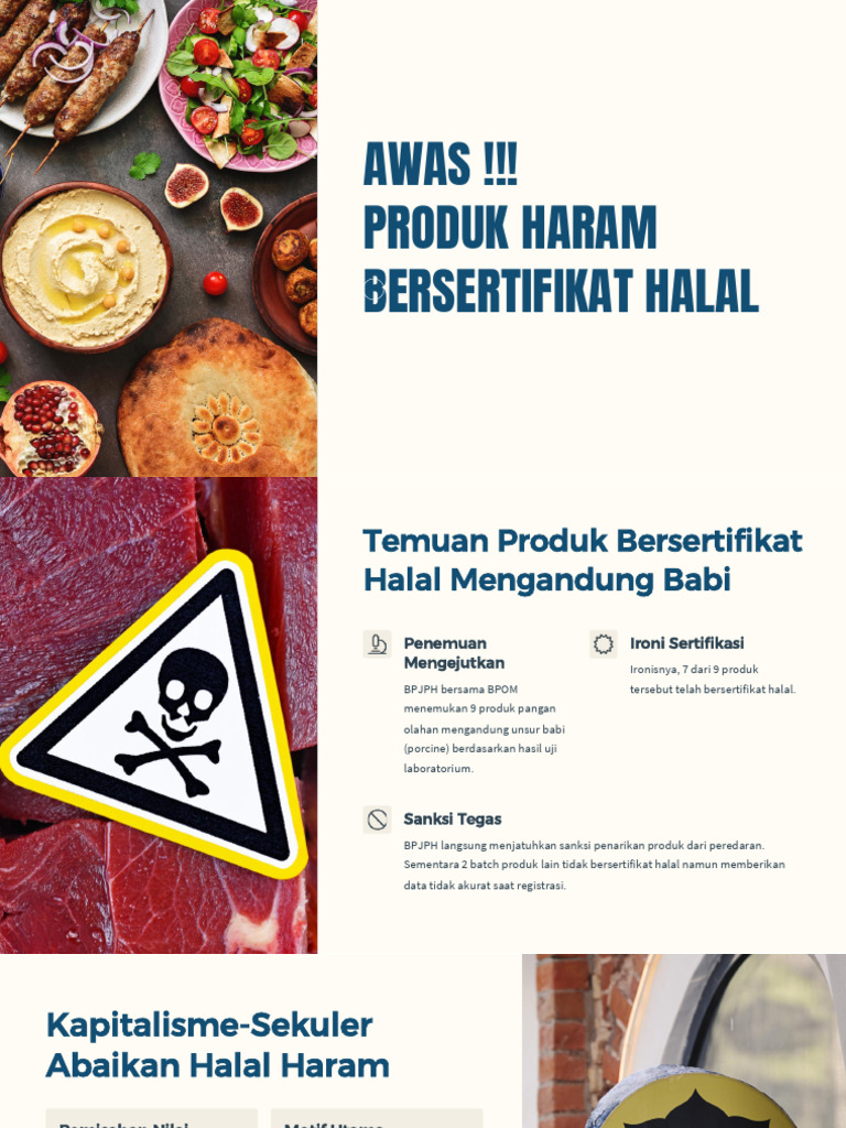 Awas, Produk Haram Bersertifikat Halal | PDF