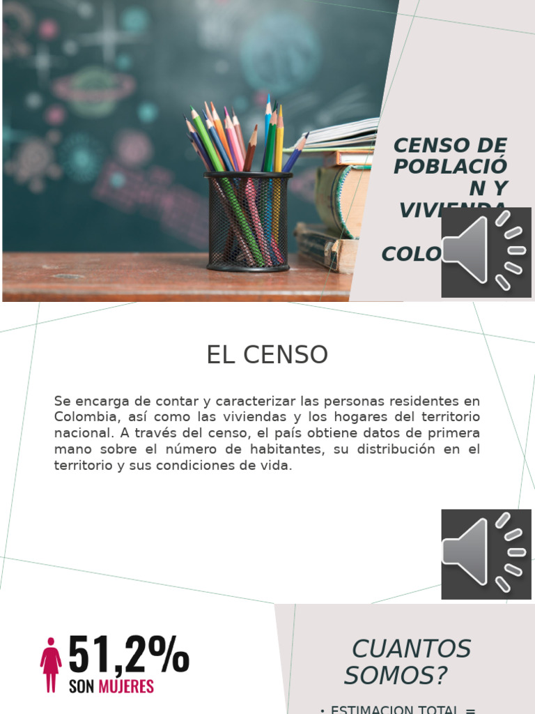Censo de Población y Vivienda en Colombia | PDF