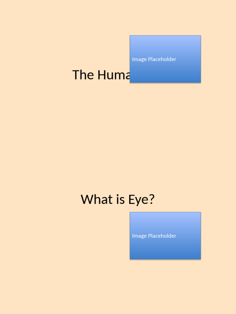Eyes Presentation Clean No Images | PDF