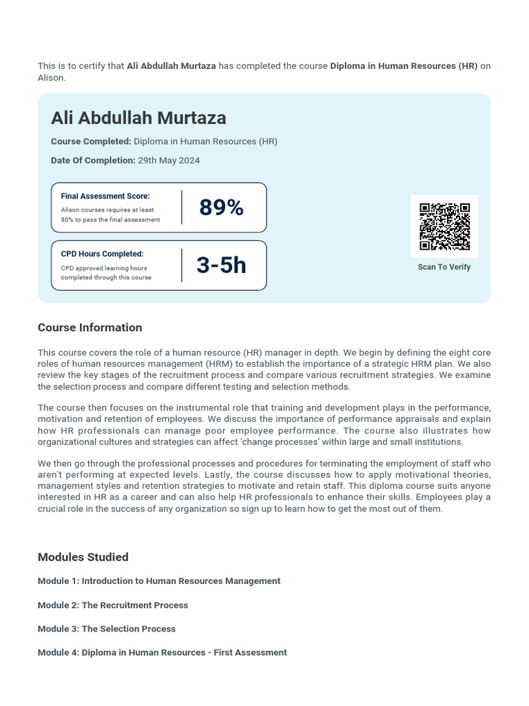 Learner Verification 1678 30964719 | PDF
