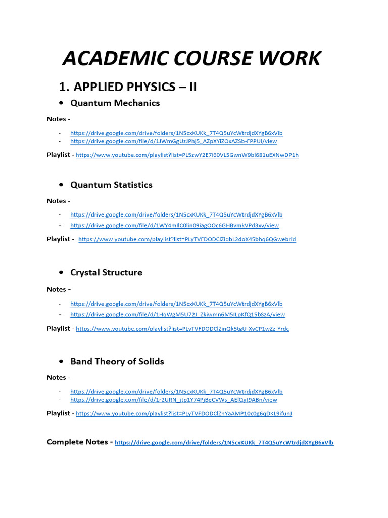 Applied Physics and Mathematics Notes | PDF | Mathematical Analysis ...