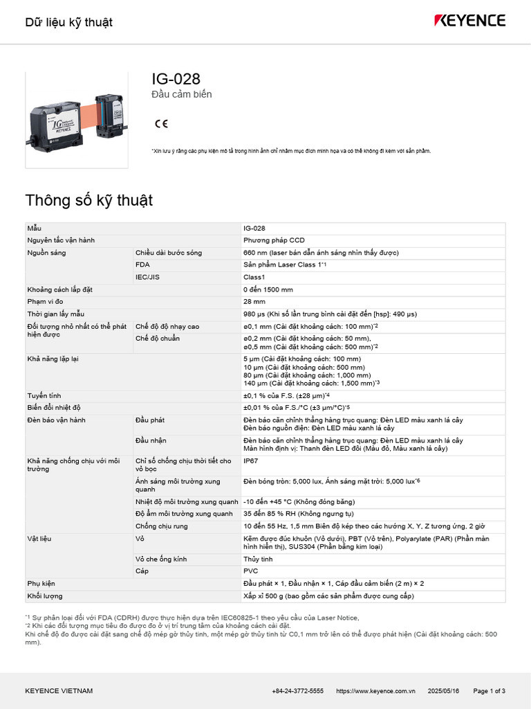 IG-028 Datasheet | PDF