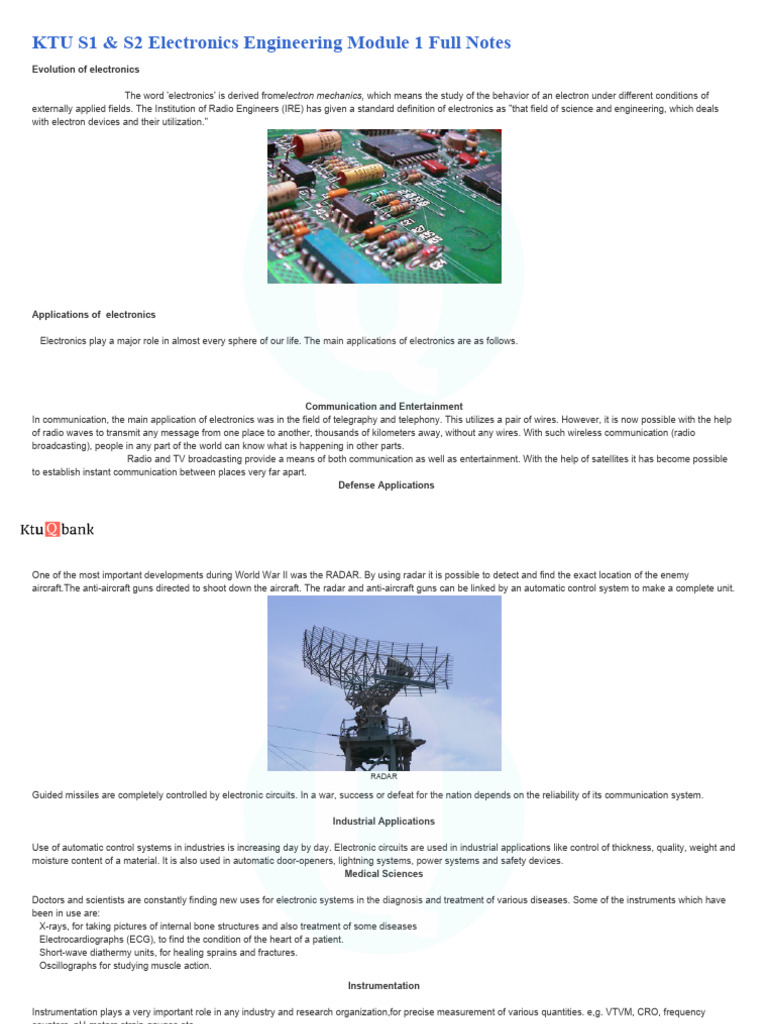 Module 1 - Merged | PDF | Transformer | Capacitor