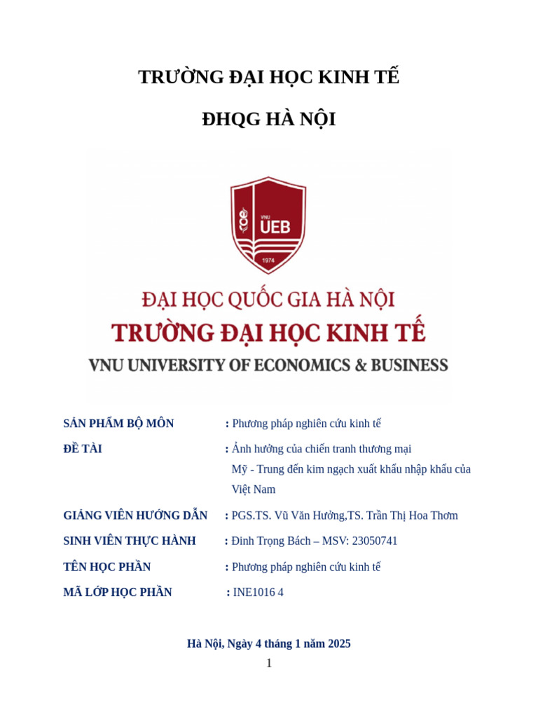 Bài Cuối Kì Ppnckt | PDF