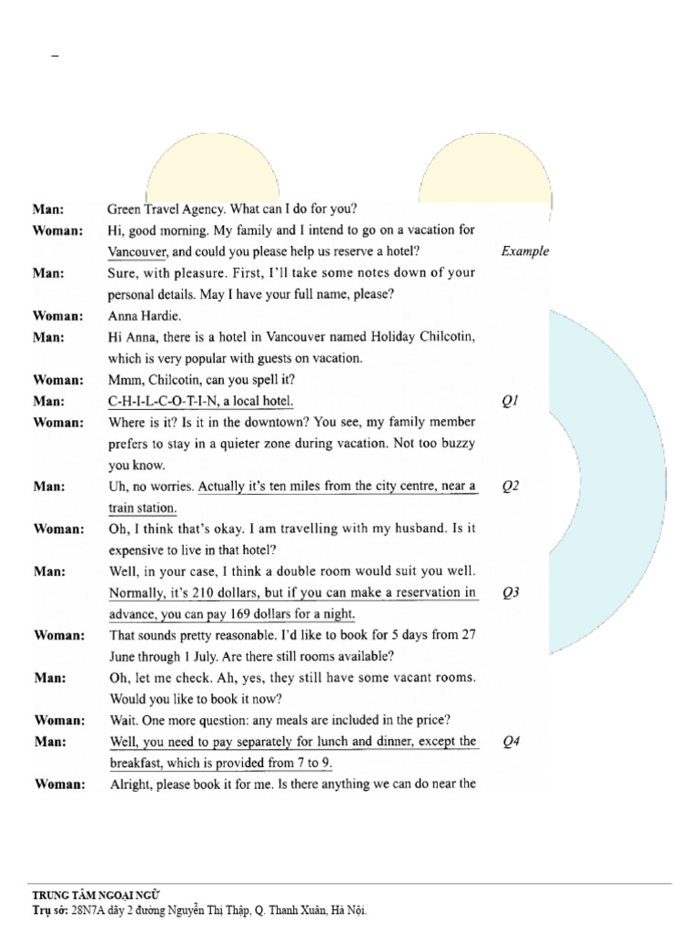 9b q3 l4 Listening Key | PDF