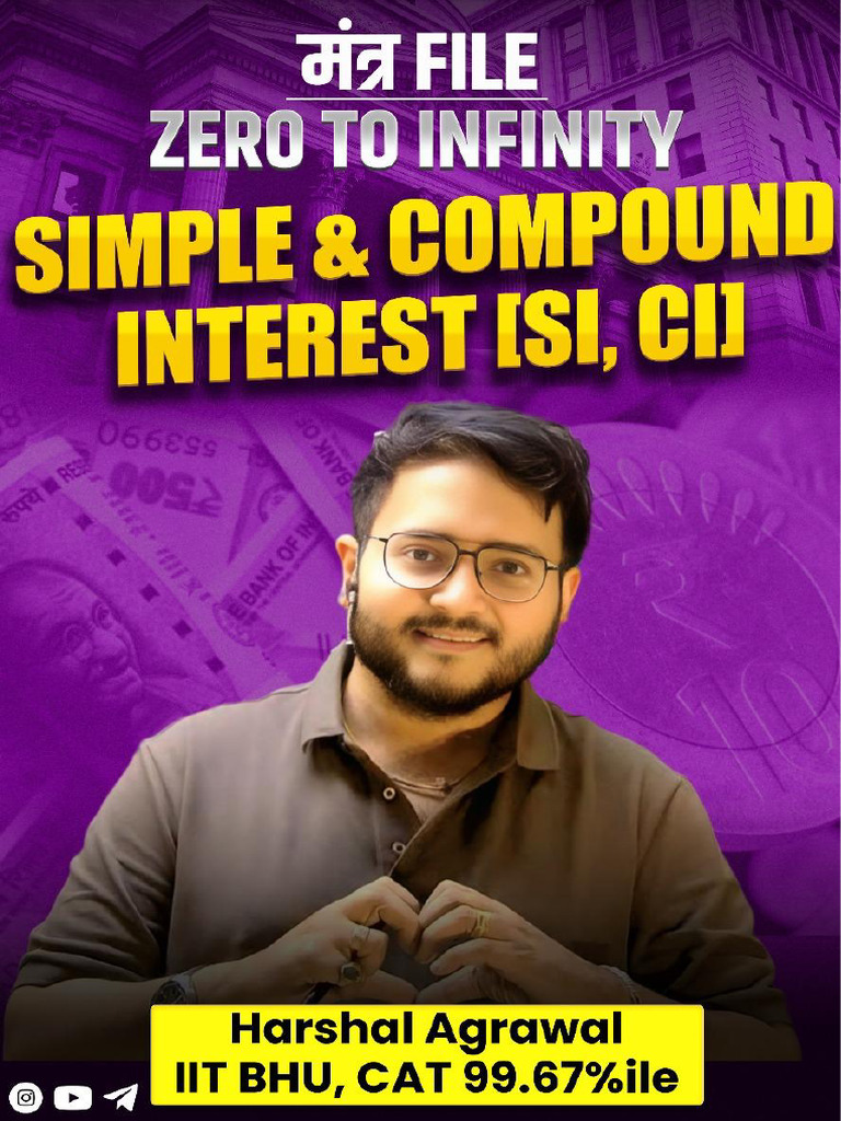 Mantraa File Simple & Compound Interest | PDF