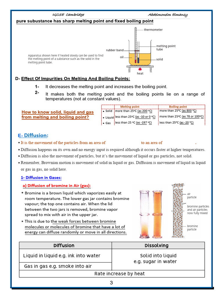 Ch1-1.3 Mixture and Diffusion | PDF | Gases | Ammonia