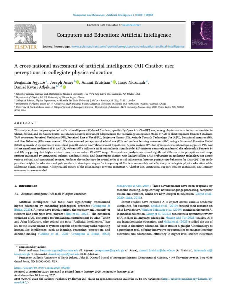 1 s2.0 S2666920X25000050 Main 3 | PDF | Artificial Intelligence ...