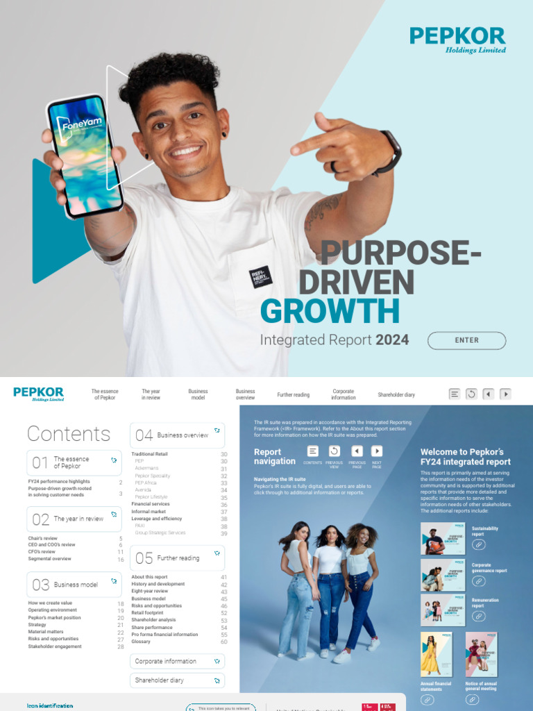 Pepkor Integrated Report 2024 Overview | PDF | Cost Of Living | Retail