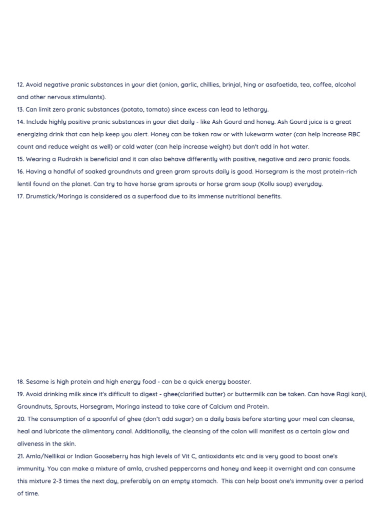 Food Summary 2 Yogi | PDF