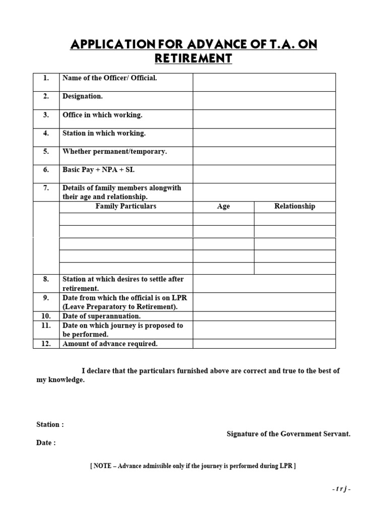 TA Retirement Advance | PDF
