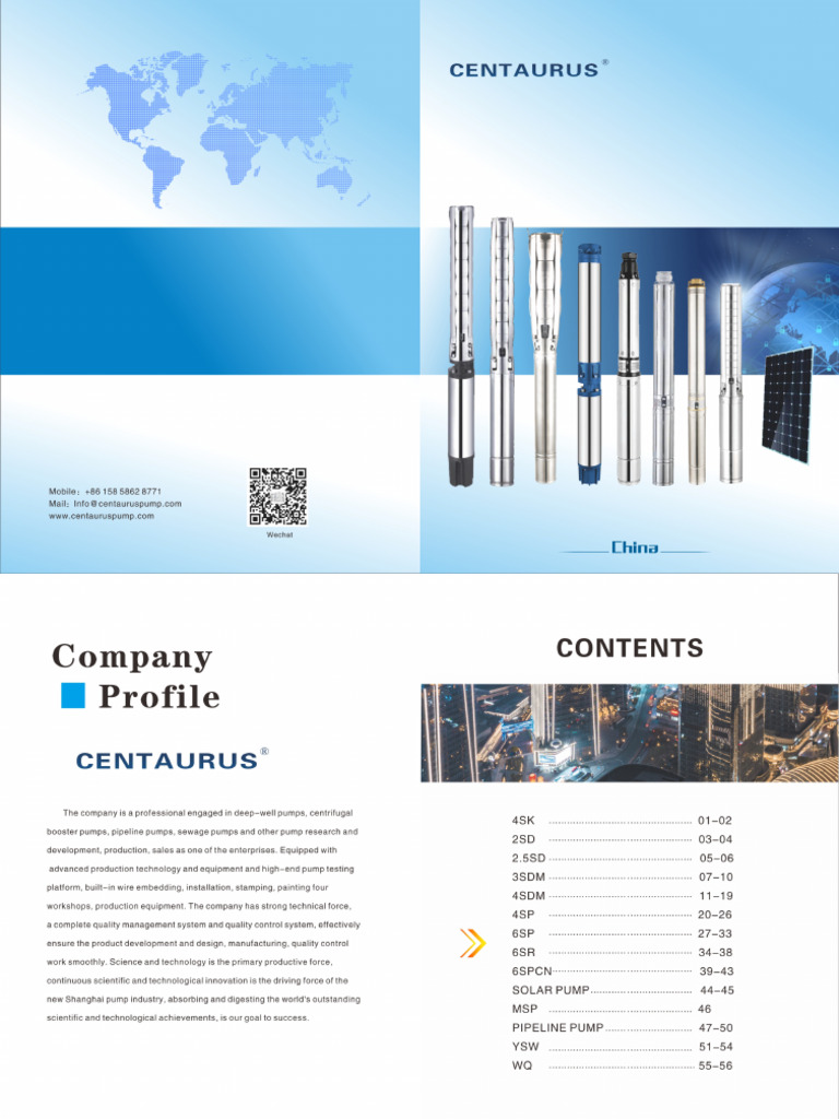 Water Pump Product Brochure | PDF