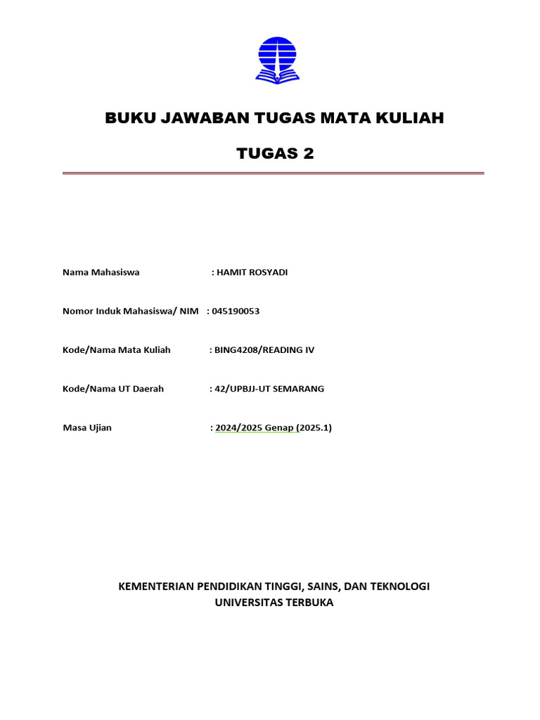 Bing4208 Reading Iv Tugas 2 Pdf Goldilocks And The Three Bears