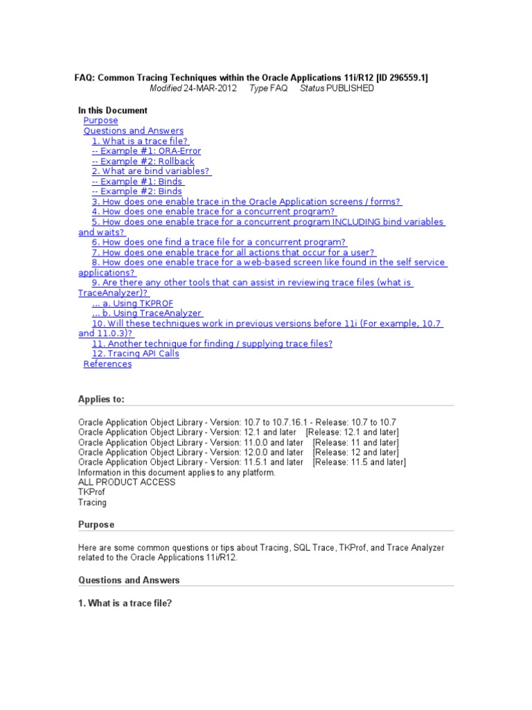 Trace File Pdf Oracle Database Command Line Interface
