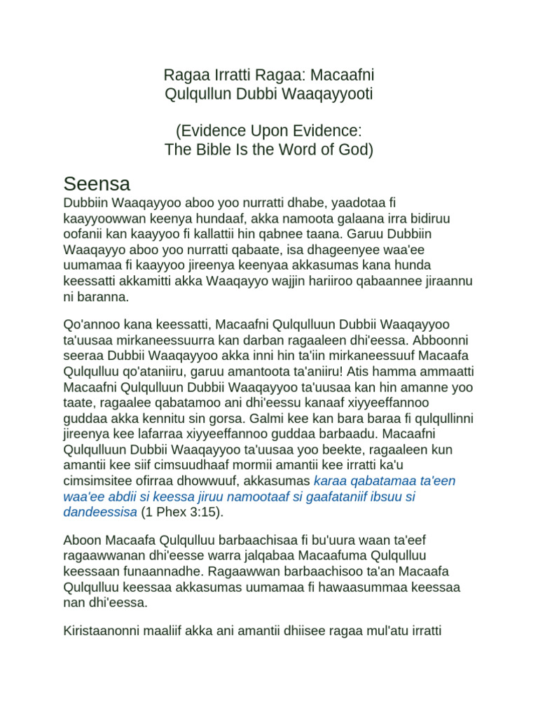 Ragaa Irratti Ragaa | PDF