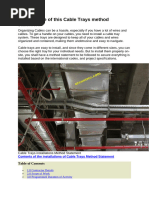 Method Statement Cable Glanding Termination | PDF | Insulator ...