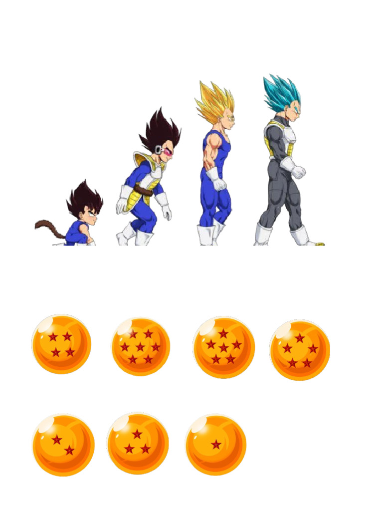 Evolução Vegeta Dragon Ball | PDF
